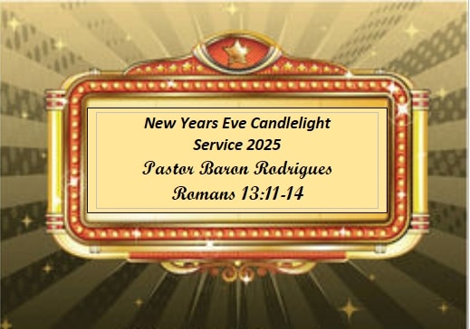 December 31st, 2025 “New Years Eve Candlelight Service 2025” – First ...